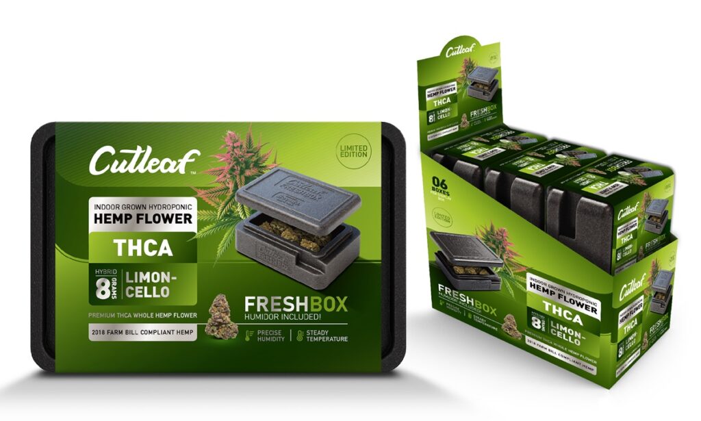 Cutleaf THCA Flower - 8 Grams Per Pack - 6 Packs Per Display - Dazed ...